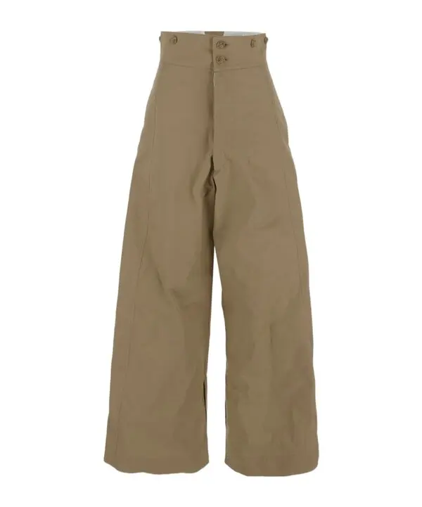 QUIRA High-waist Wide-leg Pants