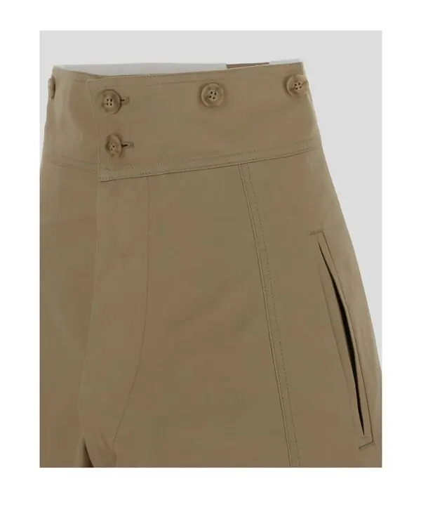 QUIRA High-waist Wide-leg Pants