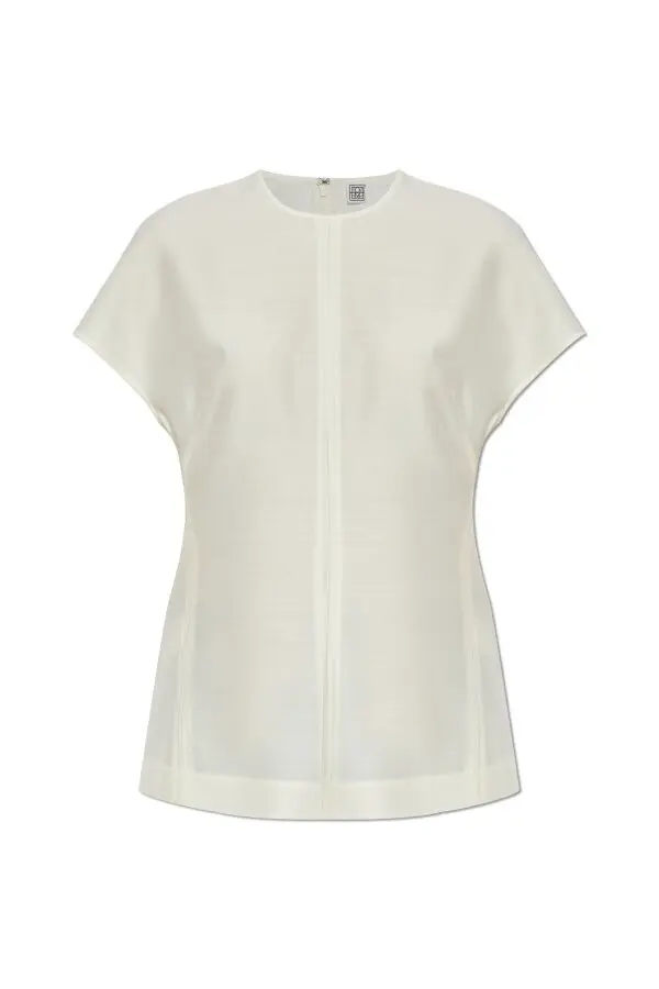TOTEME Cap-sleeve Top With Back Zipper