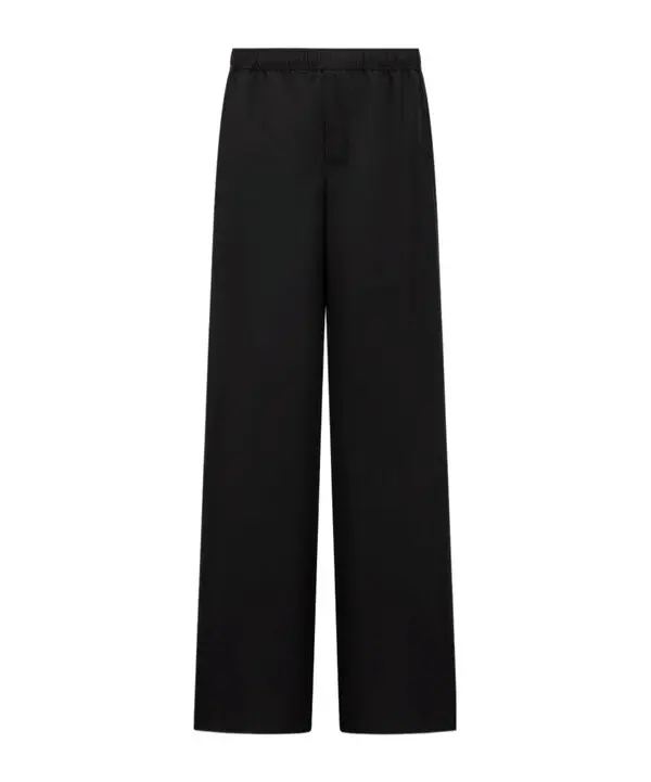 Dior High Waist Straight Leg Pants - Black
