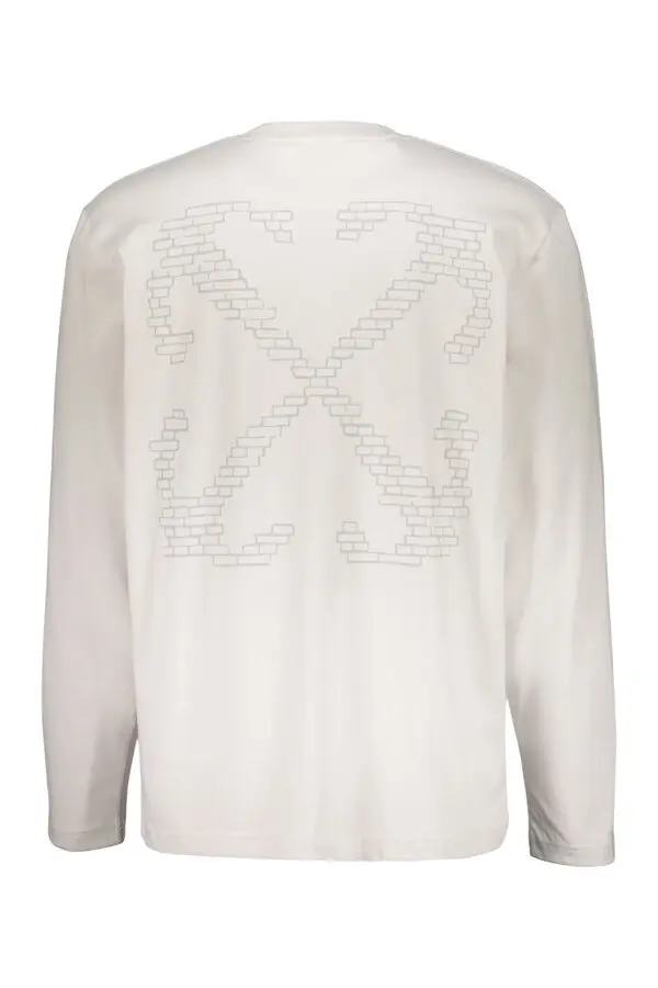Off-White Brushed Arrows Long-sleeve T-shirt