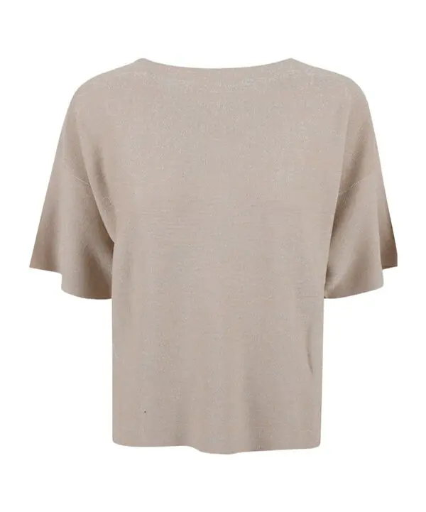 Fabiana Filippi Brilliant Boatneck Jumper - Nude