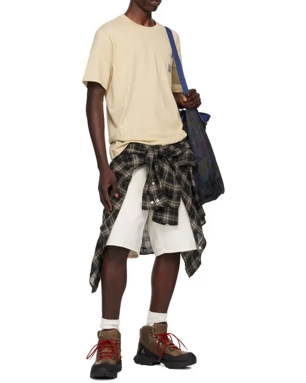 Carhartt Work In Progress Knee Length Work Shorts - White