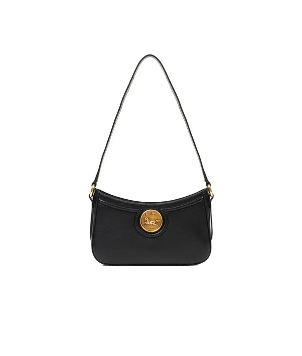 Chloé Horse Medal Shoulder Bag - White