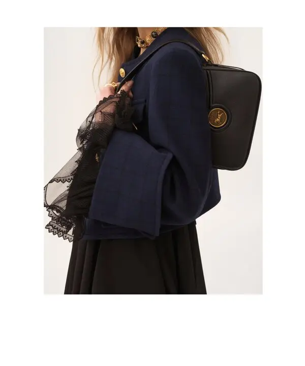 Chloé Horse Medal Shoulder Bag - White