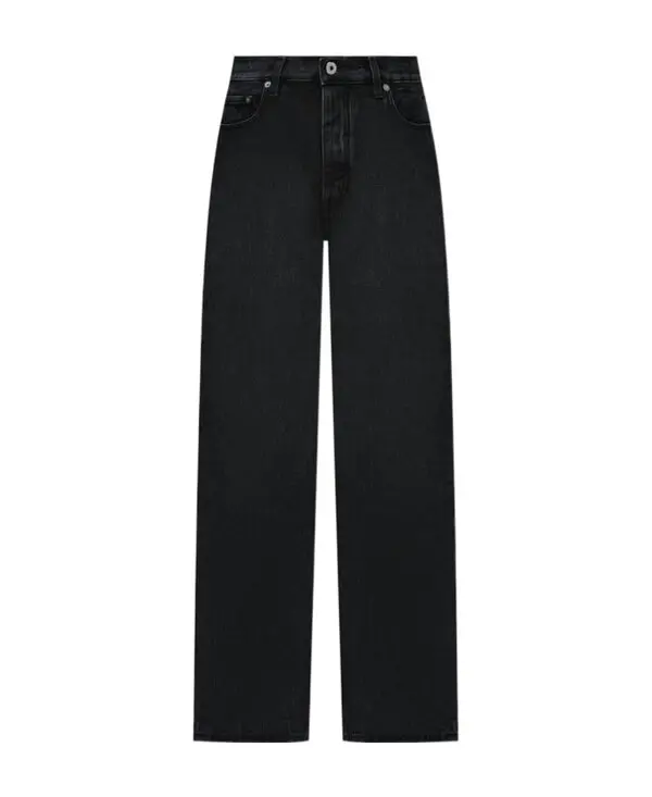 Off-White Logo Patch Tapered Jeans