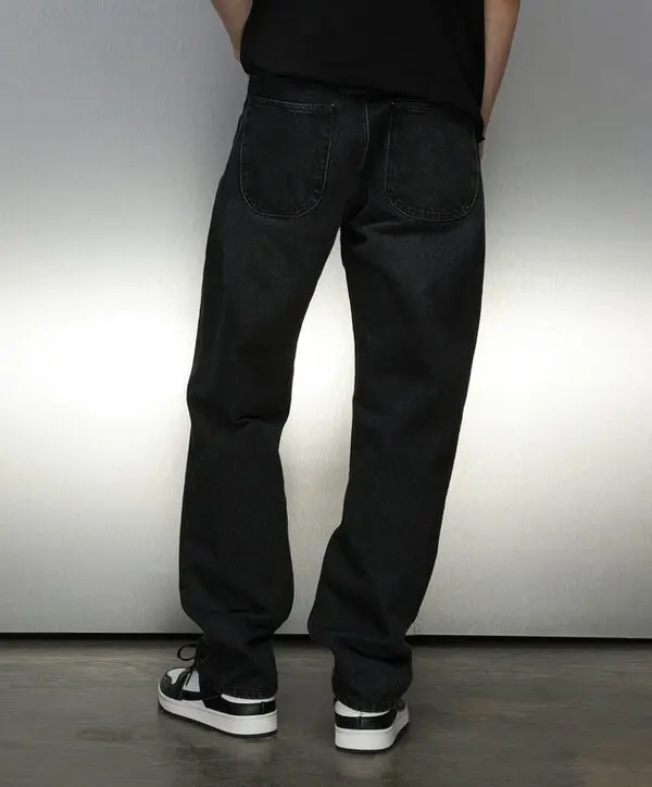 Off-White Logo Patch Tapered Jeans