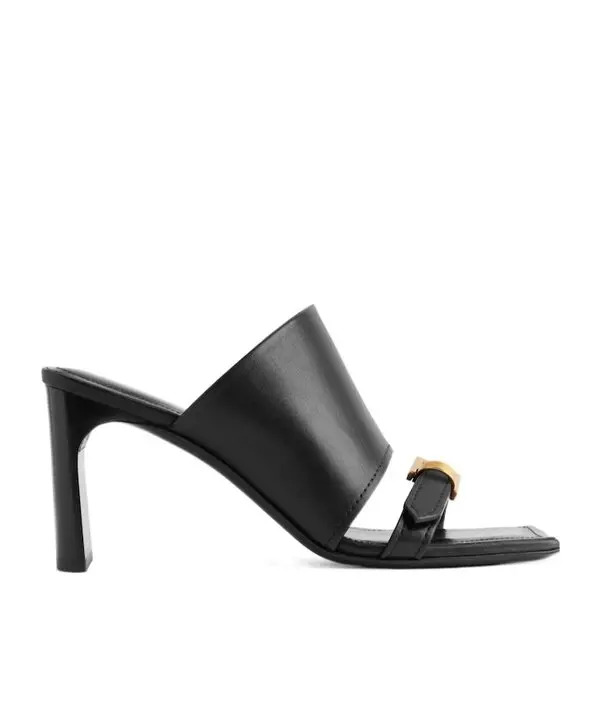 Balenciaga Bel Air Buckle Detailed Sandals