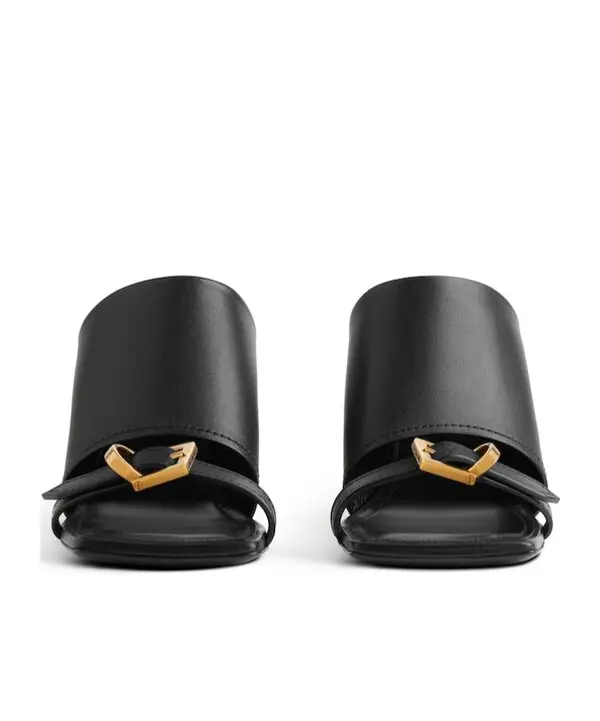 Balenciaga Bel Air Buckle Detailed Sandals