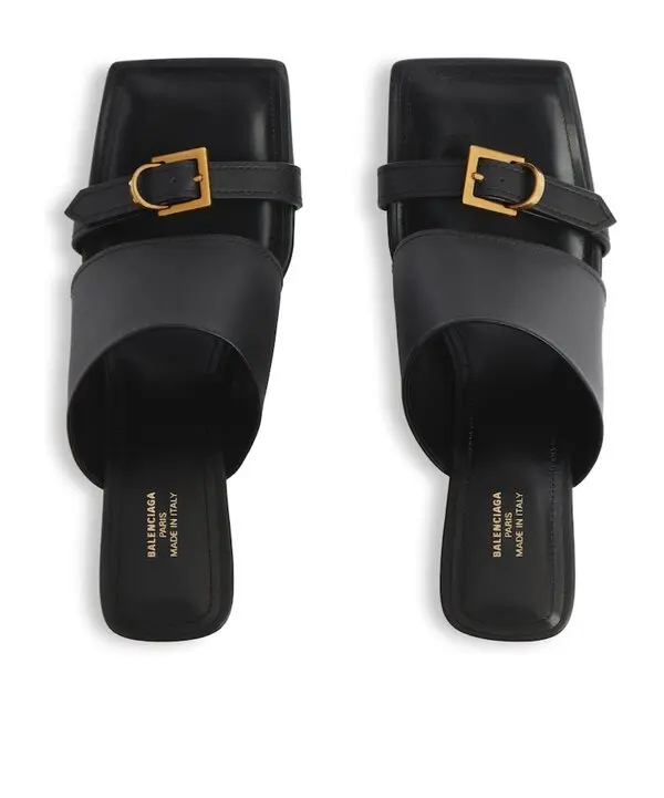 Balenciaga Bel Air Buckle Detailed Sandals