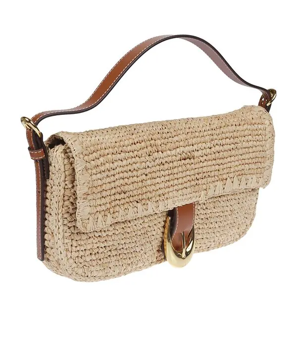 Staud Harlow Shoulder Bag - Natural/tan