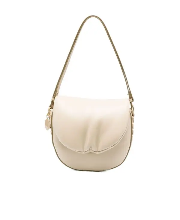 Stella McCartney Frayme Padded Medium Shoulder Bag