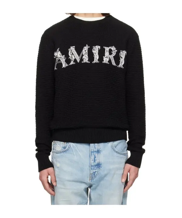 Amiri Baroque Logo Sweater