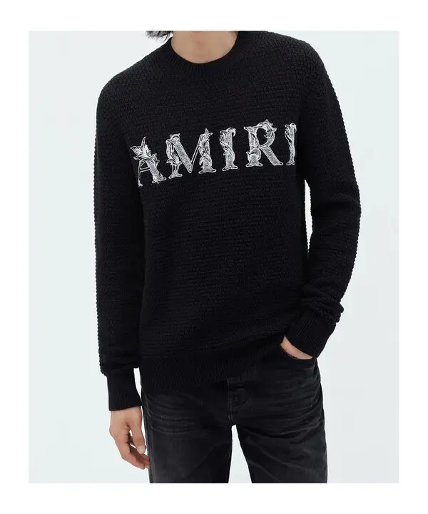 Amiri Baroque Logo Sweater