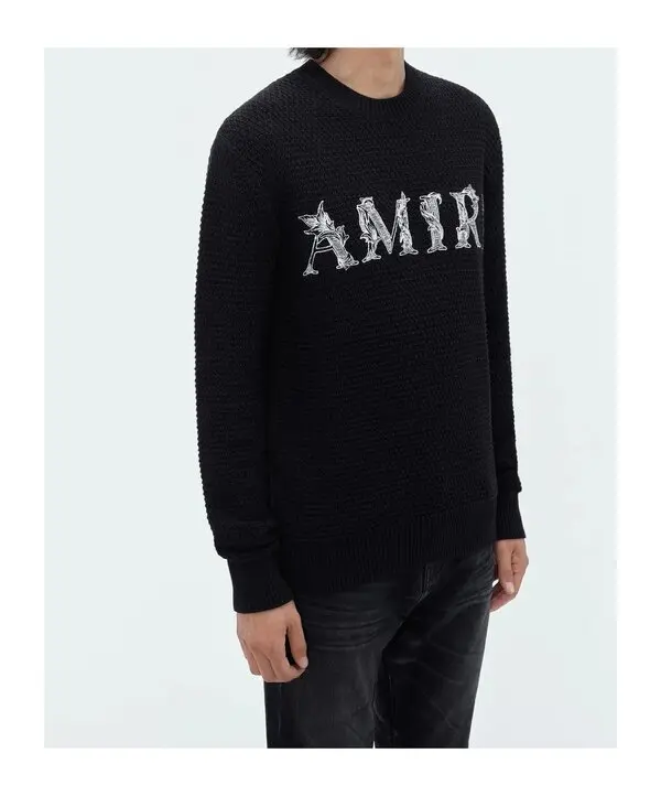 Amiri Baroque Logo Sweater