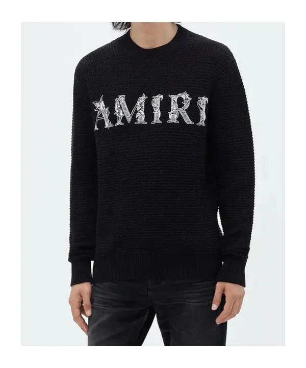 Amiri Baroque Logo Sweater