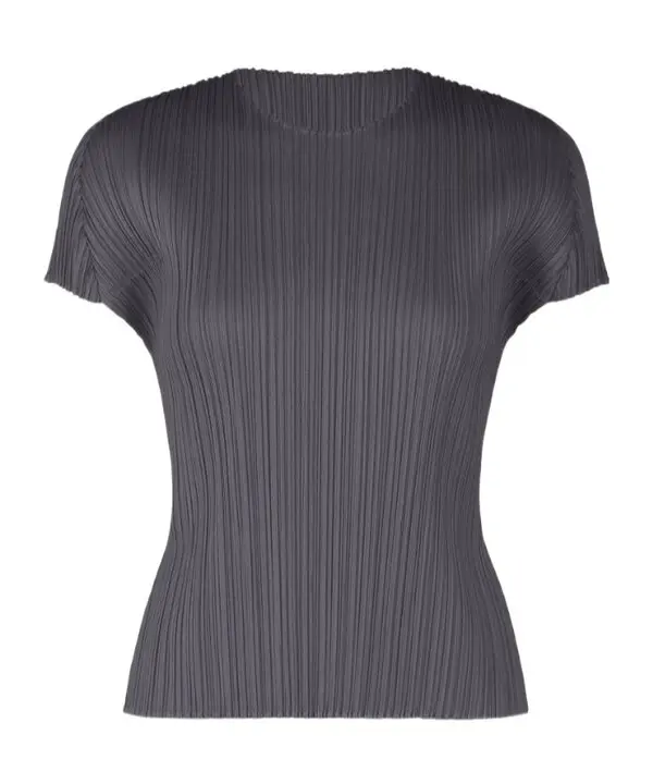 PLEATS PLEASE BY ISSEY MIYAKE Short Sleeve Crewneck Top