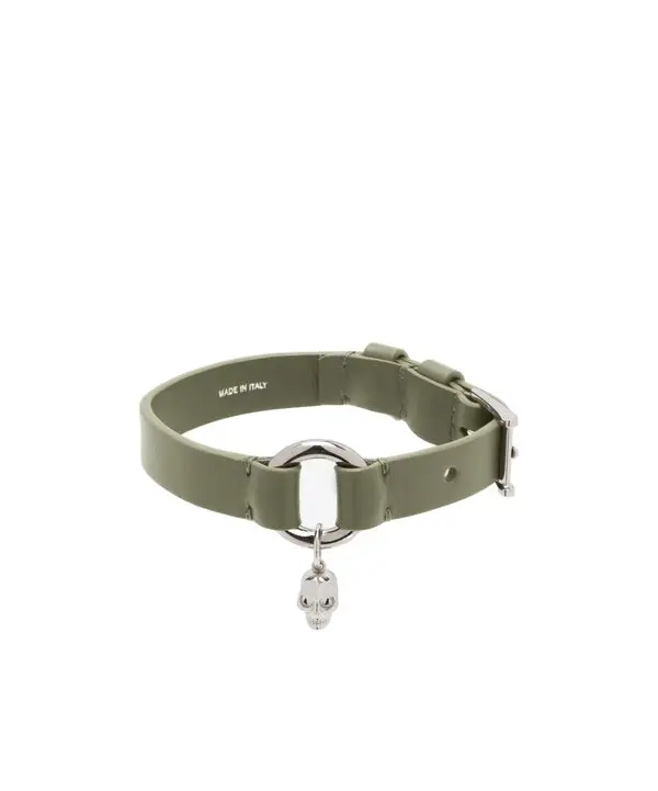 Alexander McQueen Skull Charm Bracelet - Green