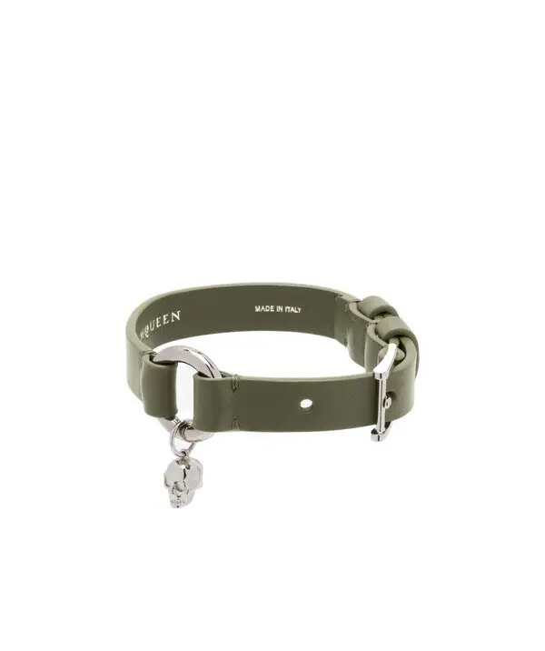 Alexander McQueen Skull Charm Bracelet - Green
