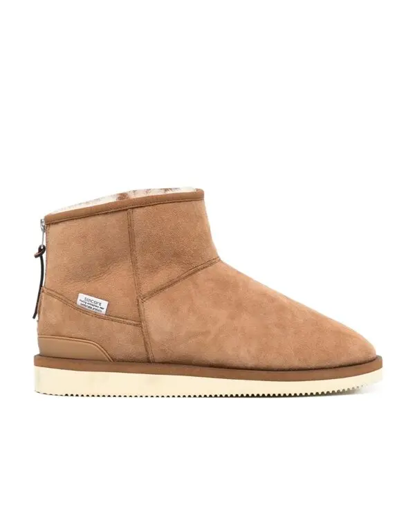 Suicoke Suede Ankle Boots - Nude