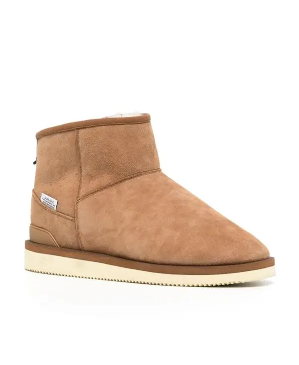 Suicoke Suede Ankle Boots - Nude