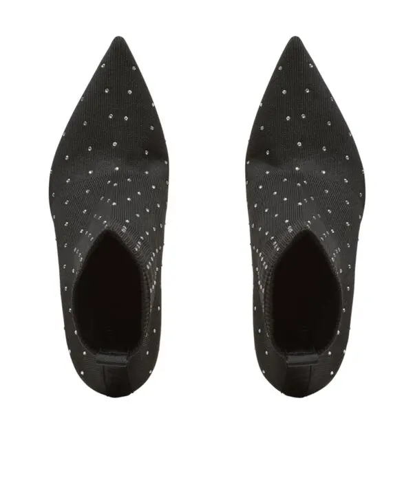 Balmain Moneta Embellished Sock Boots
