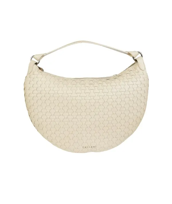 ORTIGNI Dumpling Large Shoulder Bag - Nude