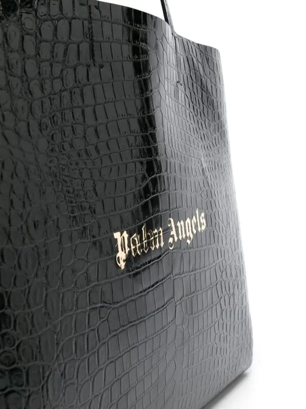 Palm Angels Logo Printed Large Tote Bag