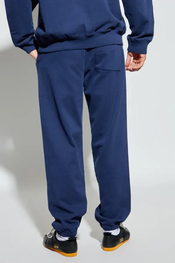 SPORTY  RICH Elastic Waist Track Pants