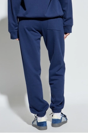 SPORTY  RICH Elastic Waist Track Pants