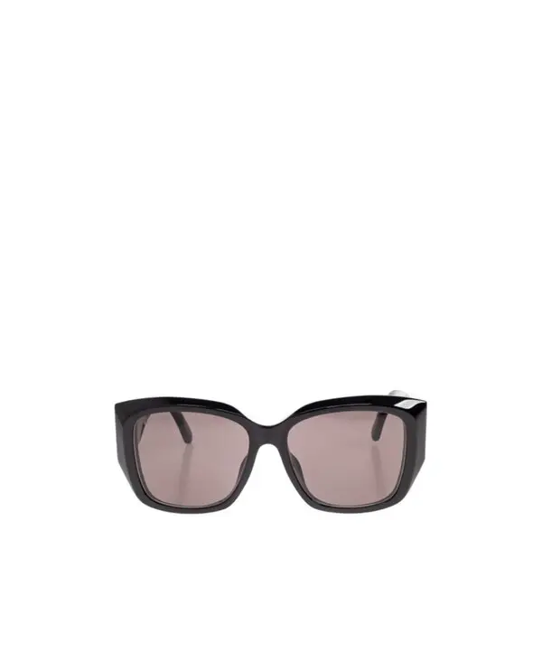 Balenciaga Bb Logo Rectangle Sunglasses - Black