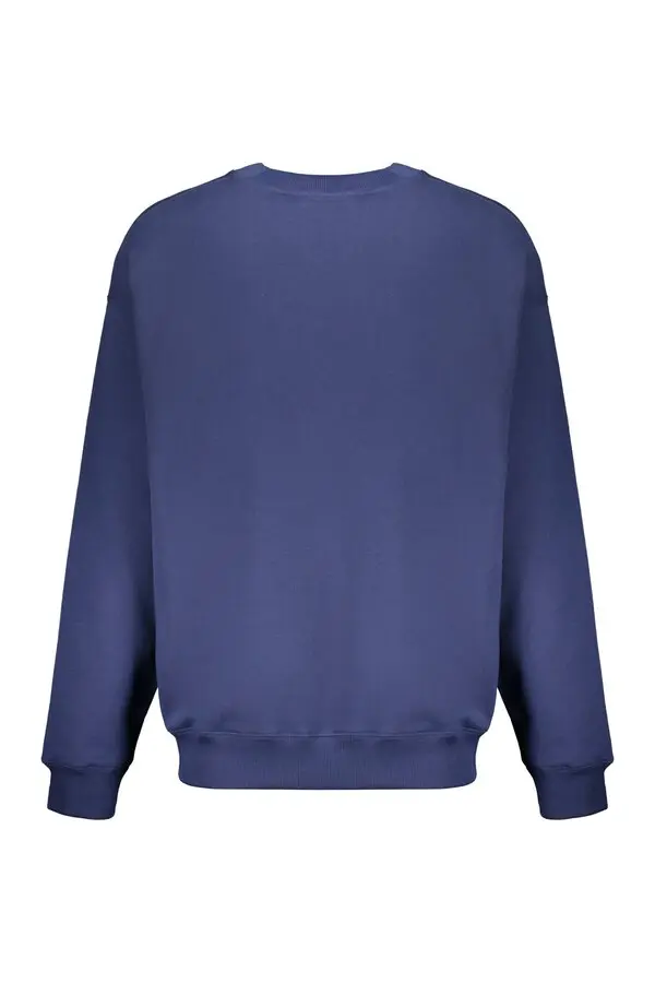 Off-White Logo Print Sweatshirt - Blue