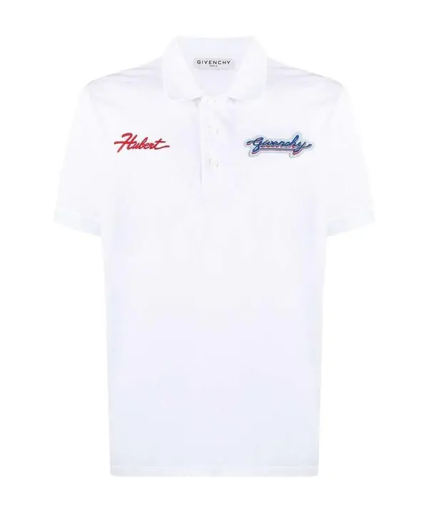 Givenchy Logo-patch Polo Shirt