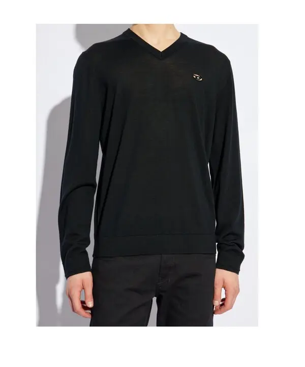 DIESEL® K-verim V-neck Knitted Jumper