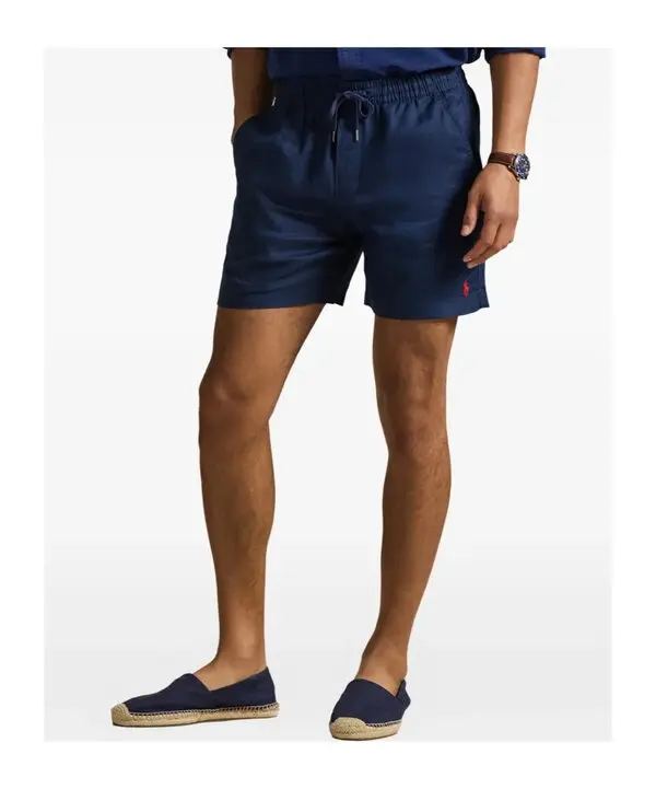 Polo Ralph Lauren Elastic-waist Linen Shorts