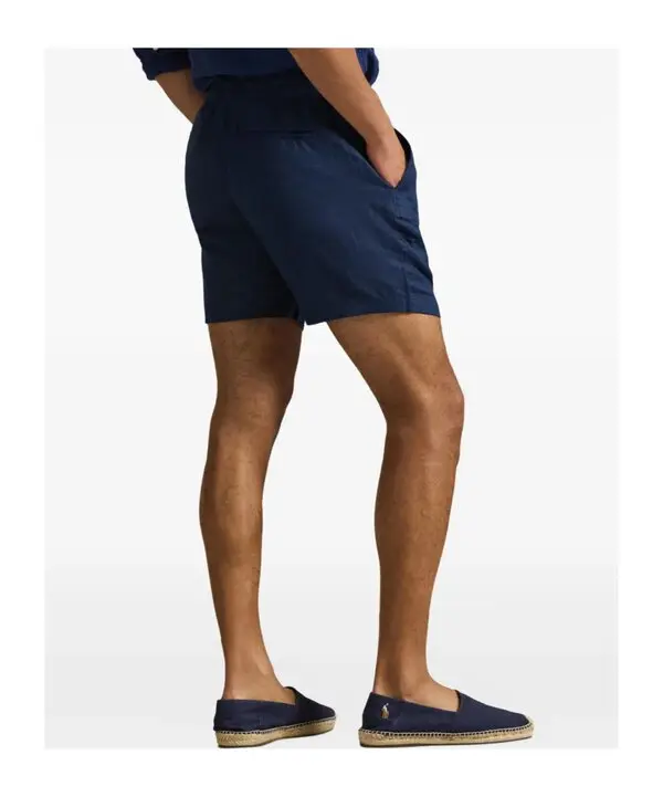 Polo Ralph Lauren Elastic-waist Linen Shorts