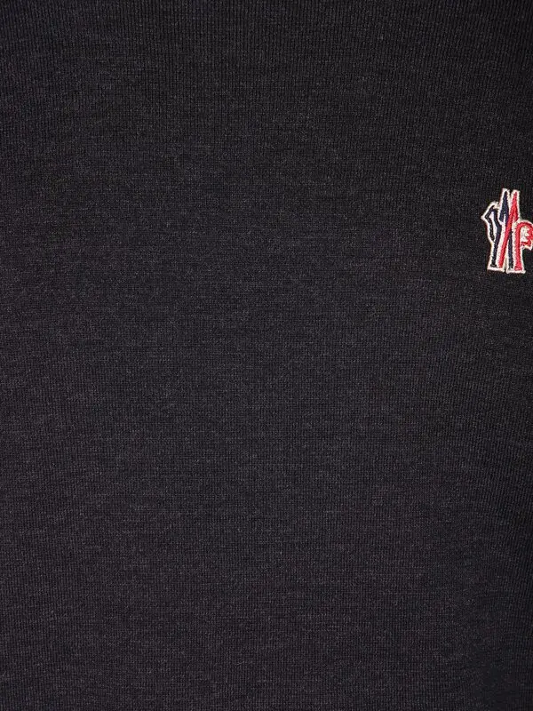 Moncler Embroidered Knitted Jumper