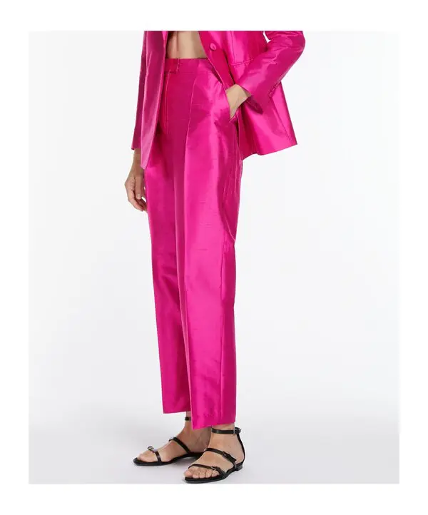 Max Mara Straight Leg Trousers With Pleats