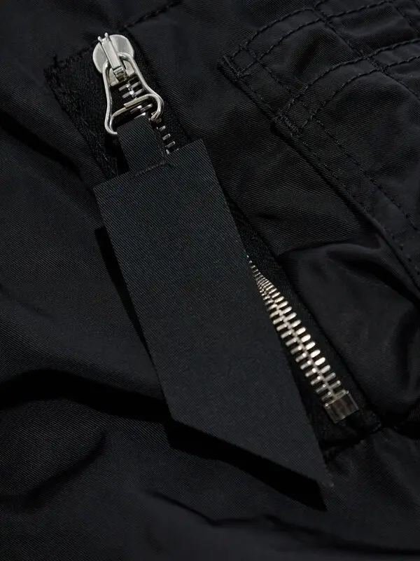 Attico The Zip Pocket Bomber Jacket By - Black