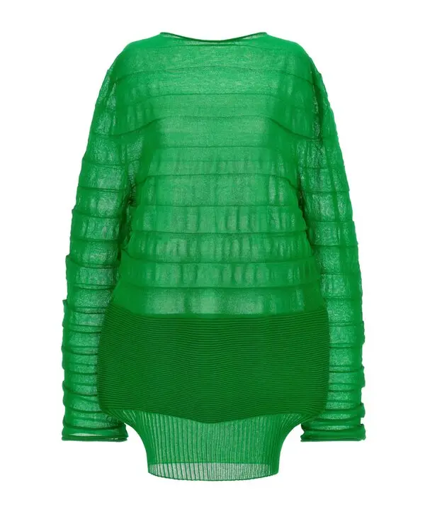 Issey Miyake Moving Knit Top - Green