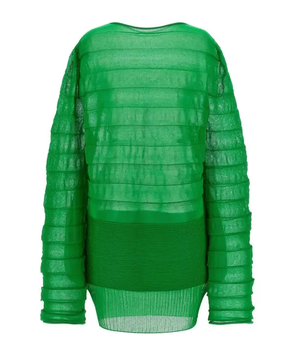 Issey Miyake Moving Knit Top - Green