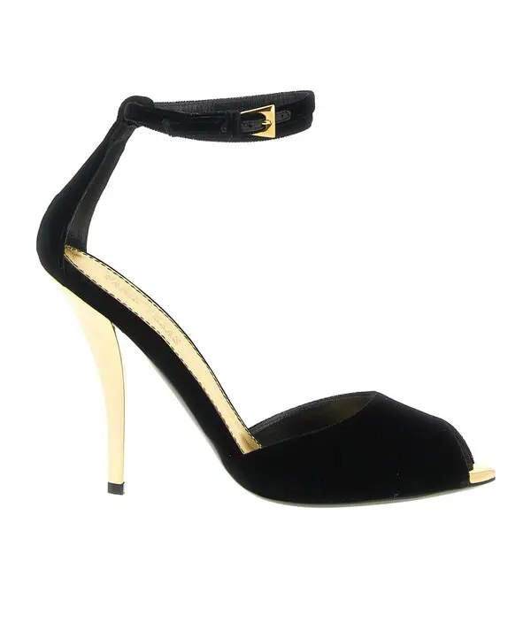 Paris Texas Jessica Open Toe Ankle Strap Stiletto Sandals