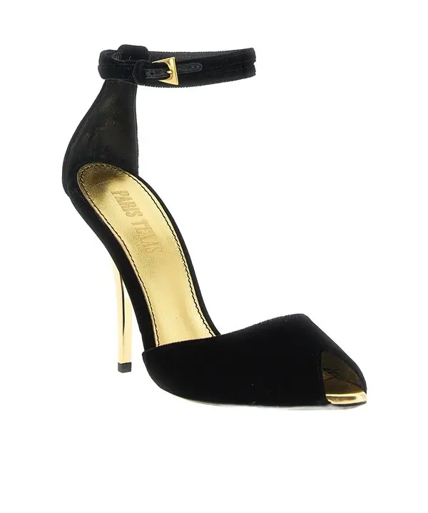 Paris Texas Jessica Open Toe Ankle Strap Stiletto Sandals
