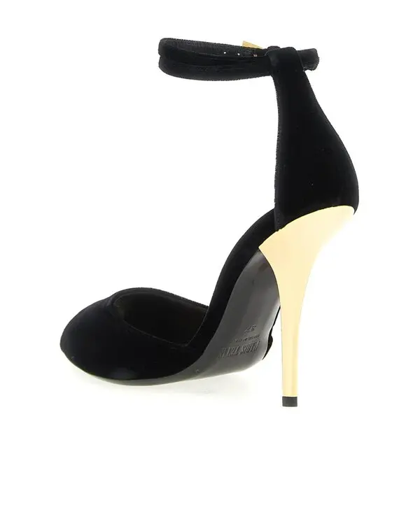 Paris Texas Jessica Open Toe Ankle Strap Stiletto Sandals