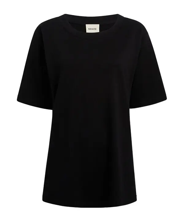 Khaite Allen Top With Dropped Shoulders - Black