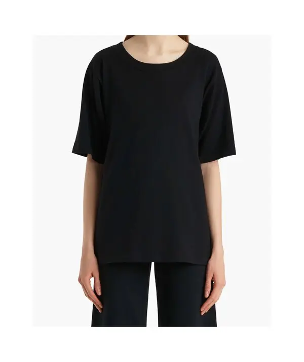 Khaite Allen Top With Dropped Shoulders - Black