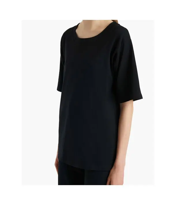 Khaite Allen Top With Dropped Shoulders - Black