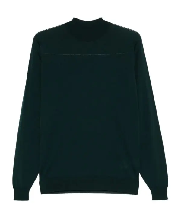 John Smedley Merino Wool Blend Sweater - Richardson Green