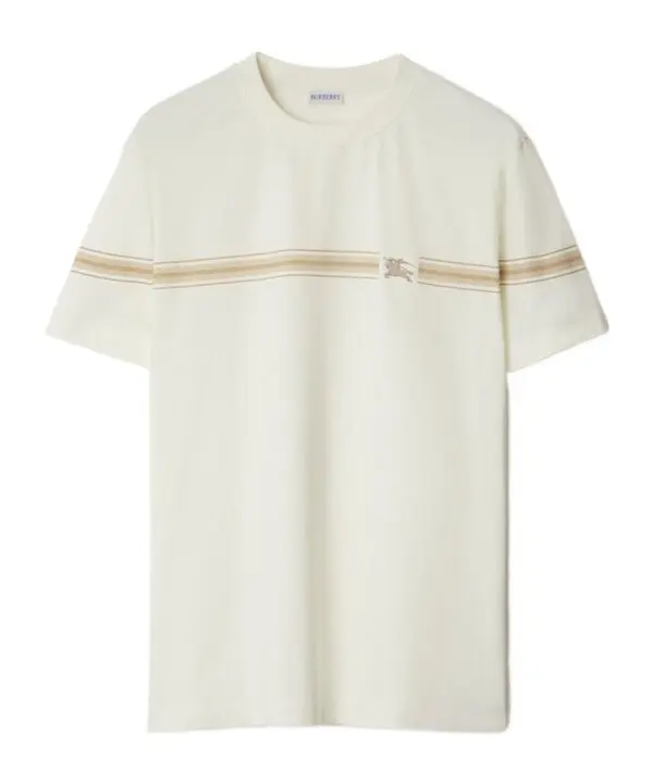 Burberry Striped Crewneck T-shirt