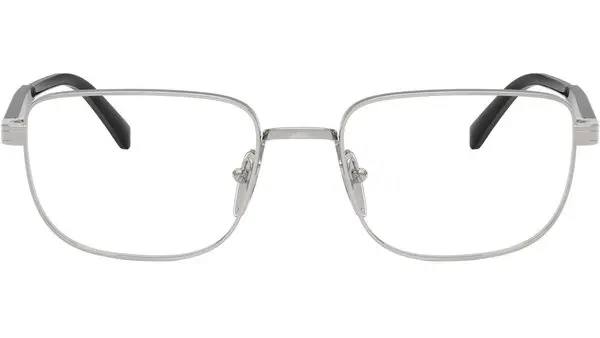 Prada Rectangular Full Rim Eyeglasses - Gray